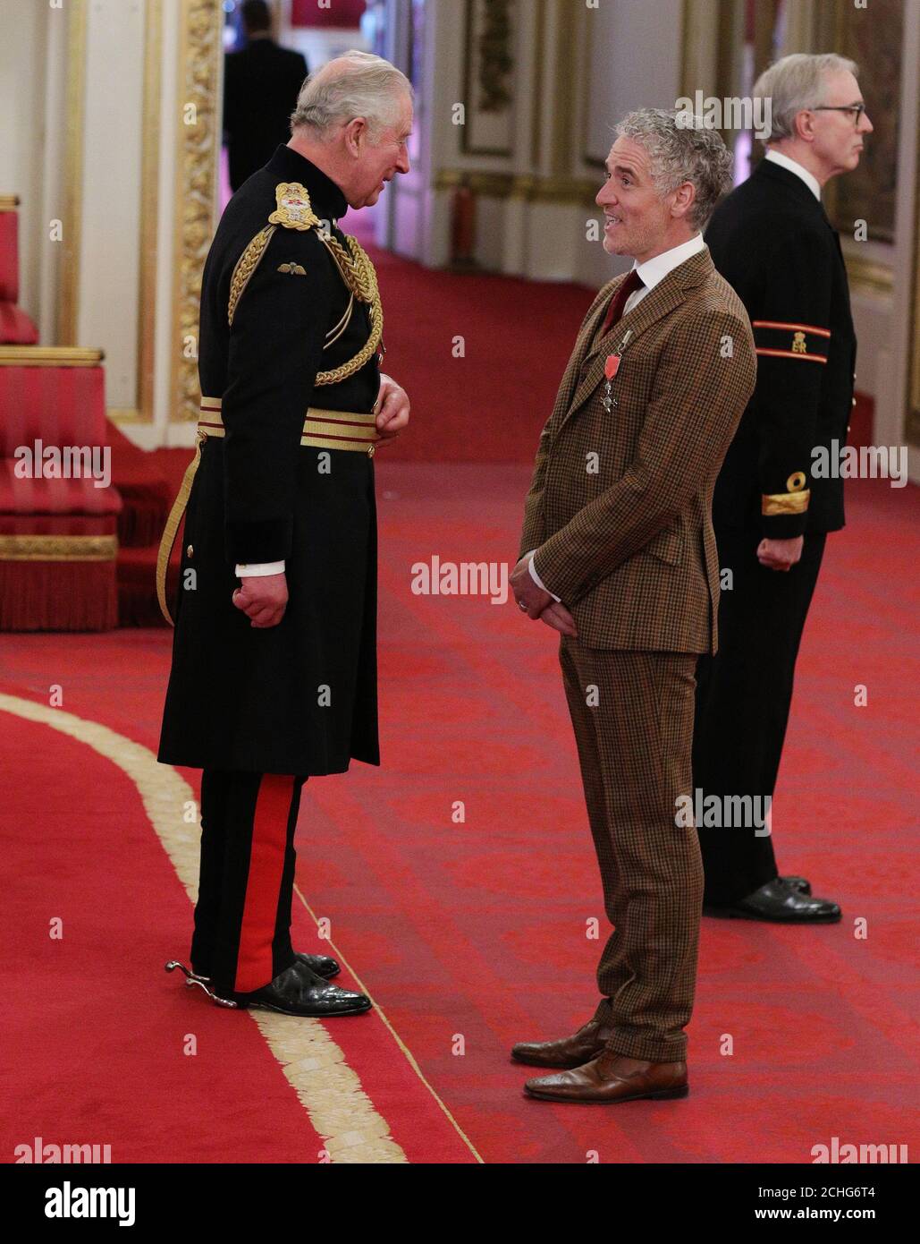 Gordon Buchanan from Glasgow is made an MBE (Member of the Order of the ...