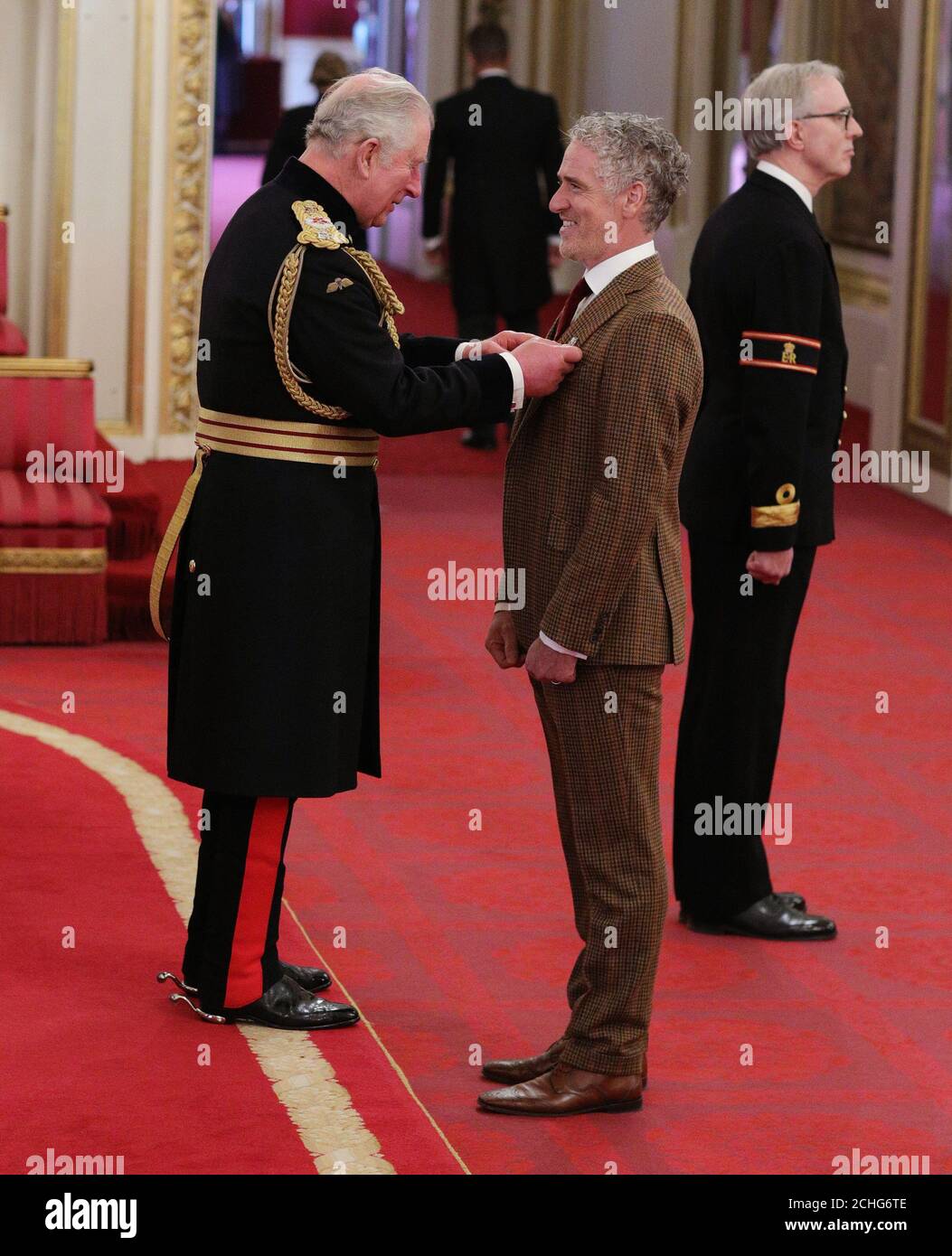 Gordon Buchanan from Glasgow is made an MBE (Member of the Order of the ...