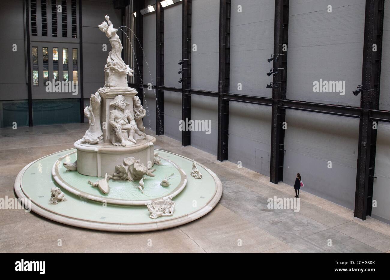 Fons Americanus, by artist Kara Walker, on show in the near empty ...