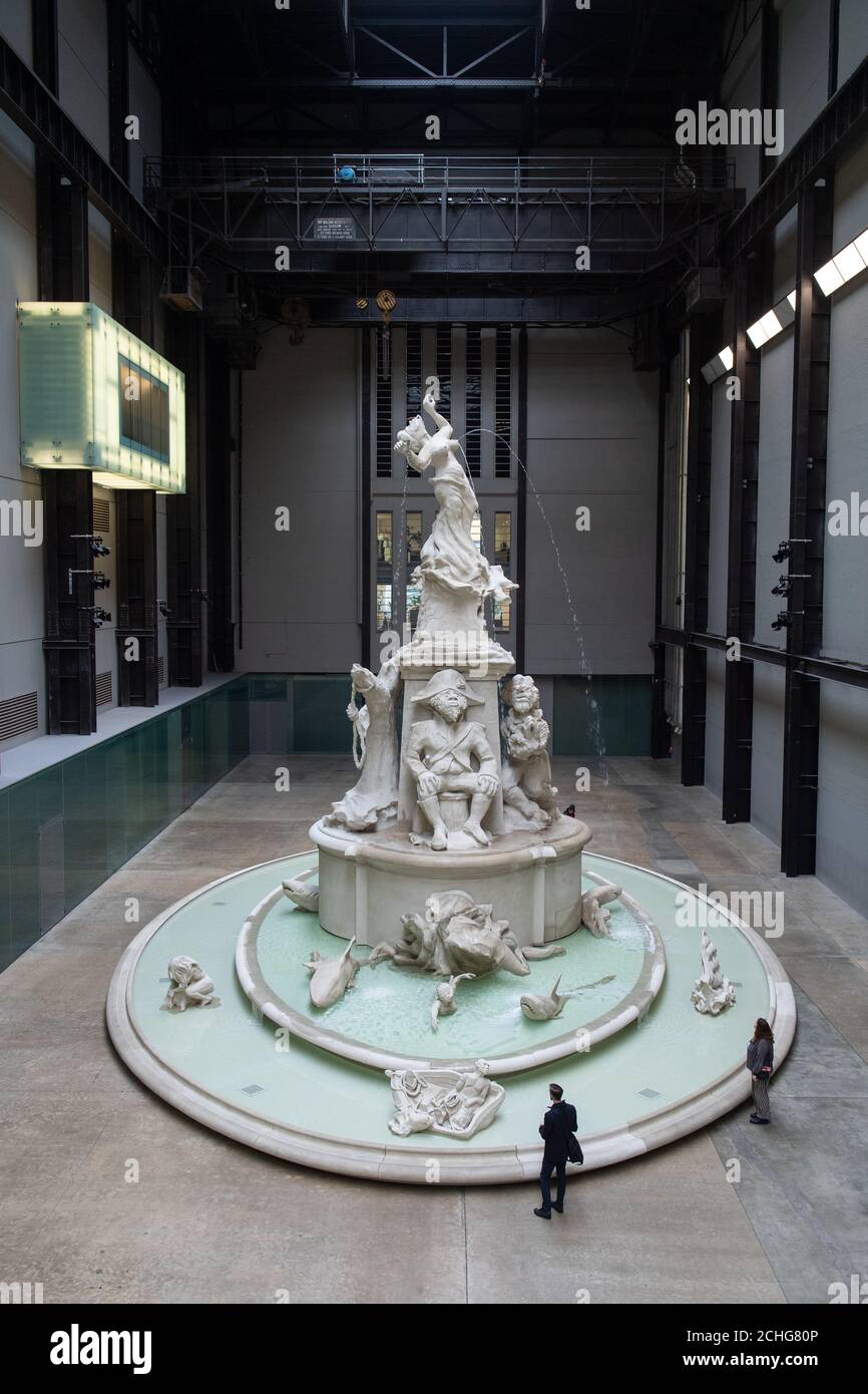 Fons Americanus, by artist Kara Walker, on show in the near empty ...