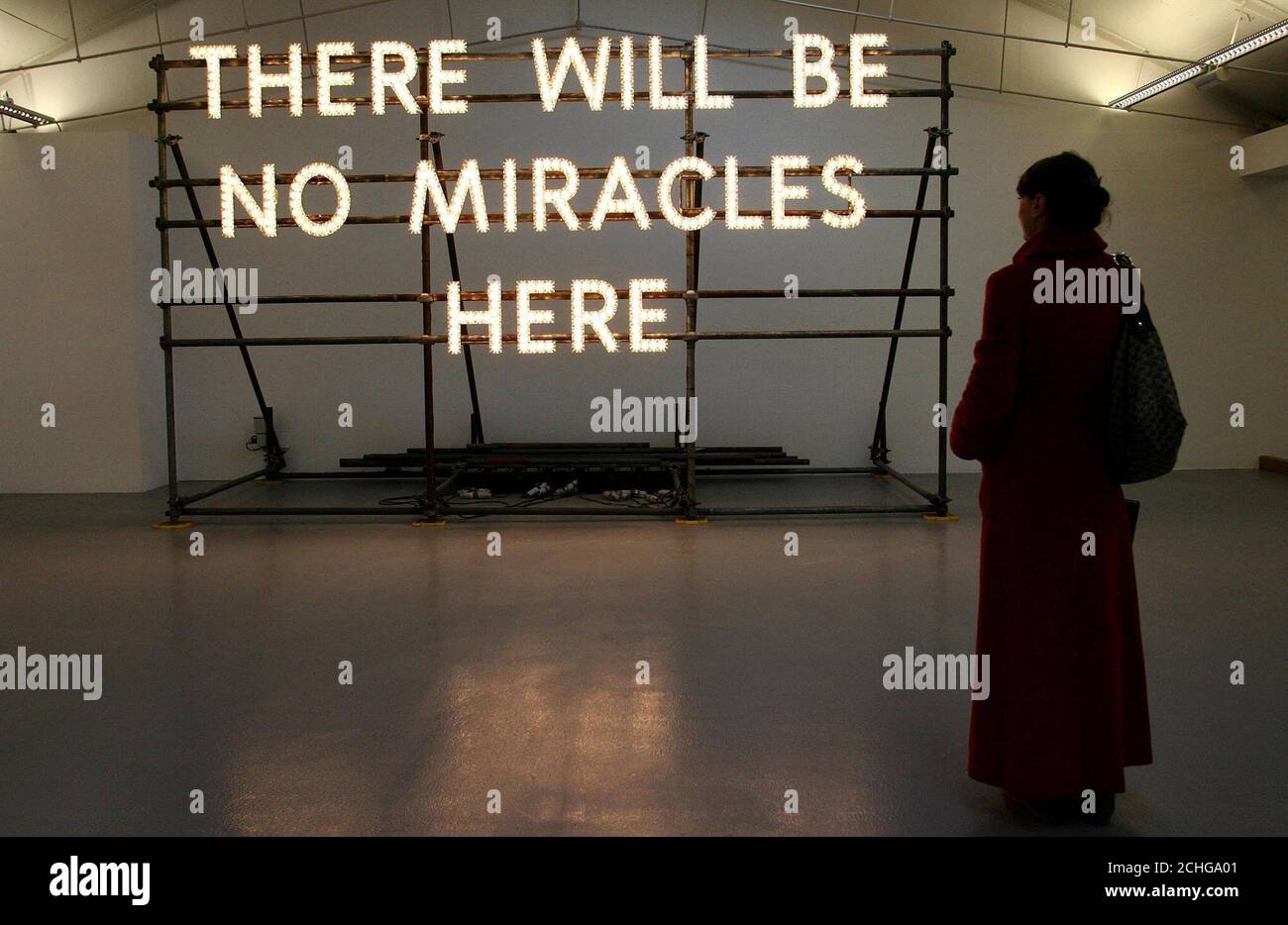 Nathan Coley's Turner Prize 2007 entry at Tate Liverpool Stock Photo ...