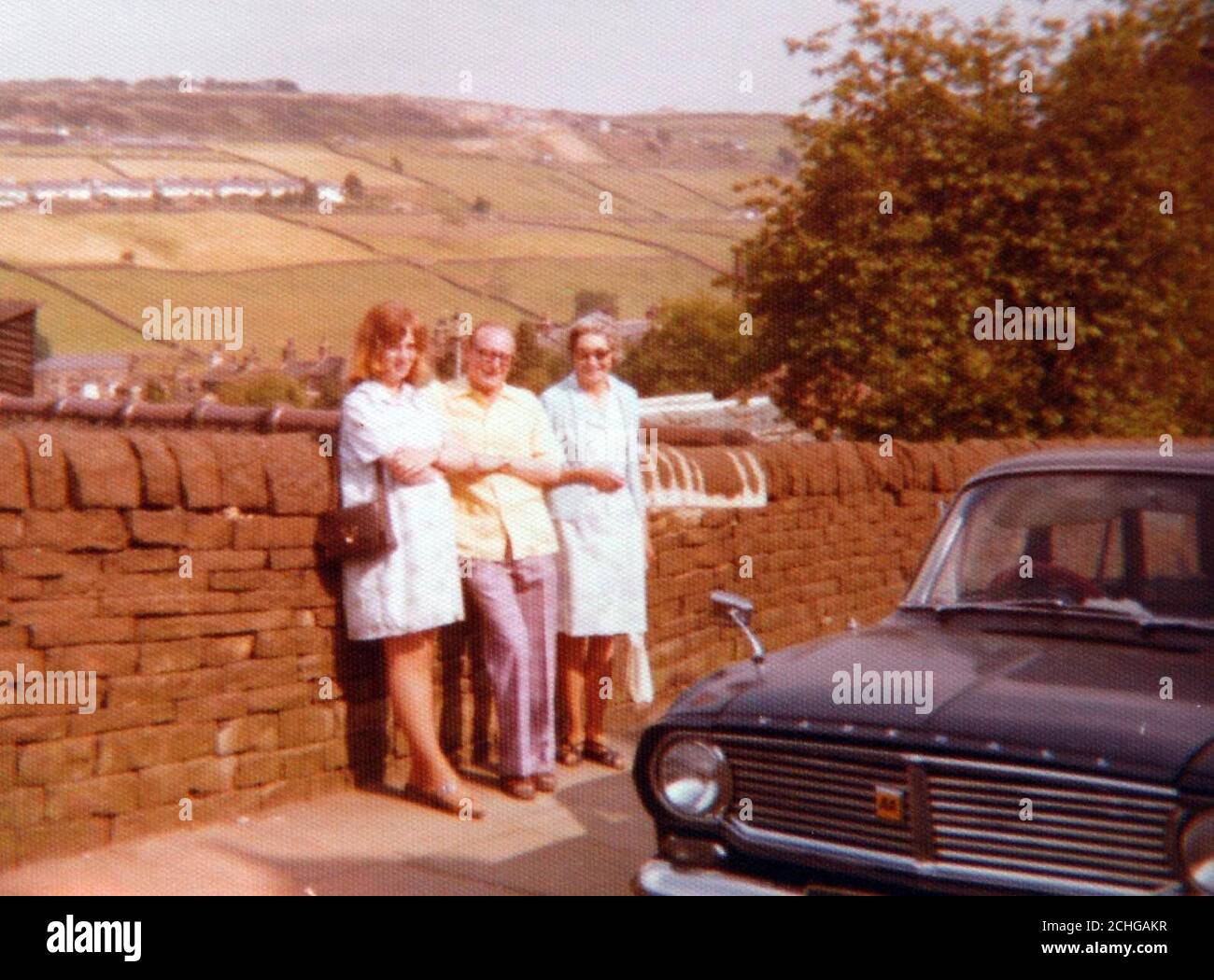Beverley Castree with Eric and Marjorie the parents of her husband ...
