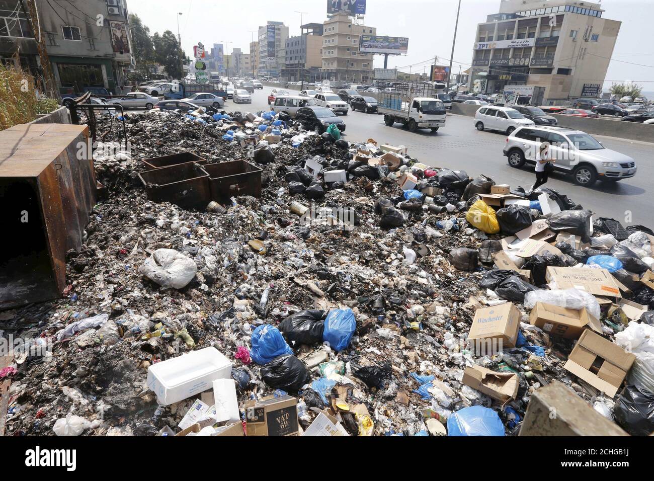 Beirut trash hi-res stock photography and images - Alamy