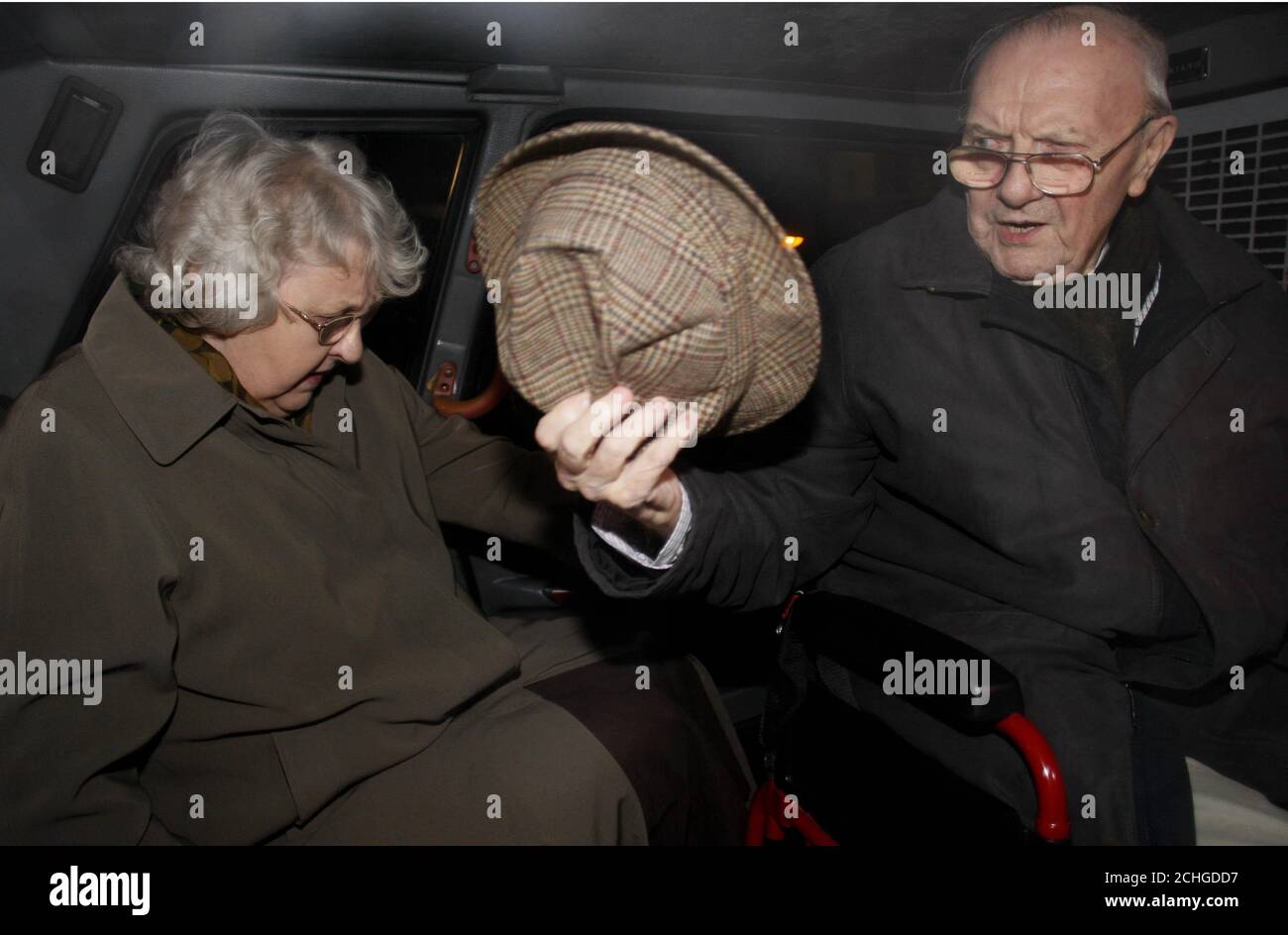 George and Olive Greenhalgh leave Bolton Crown Court today after their ...