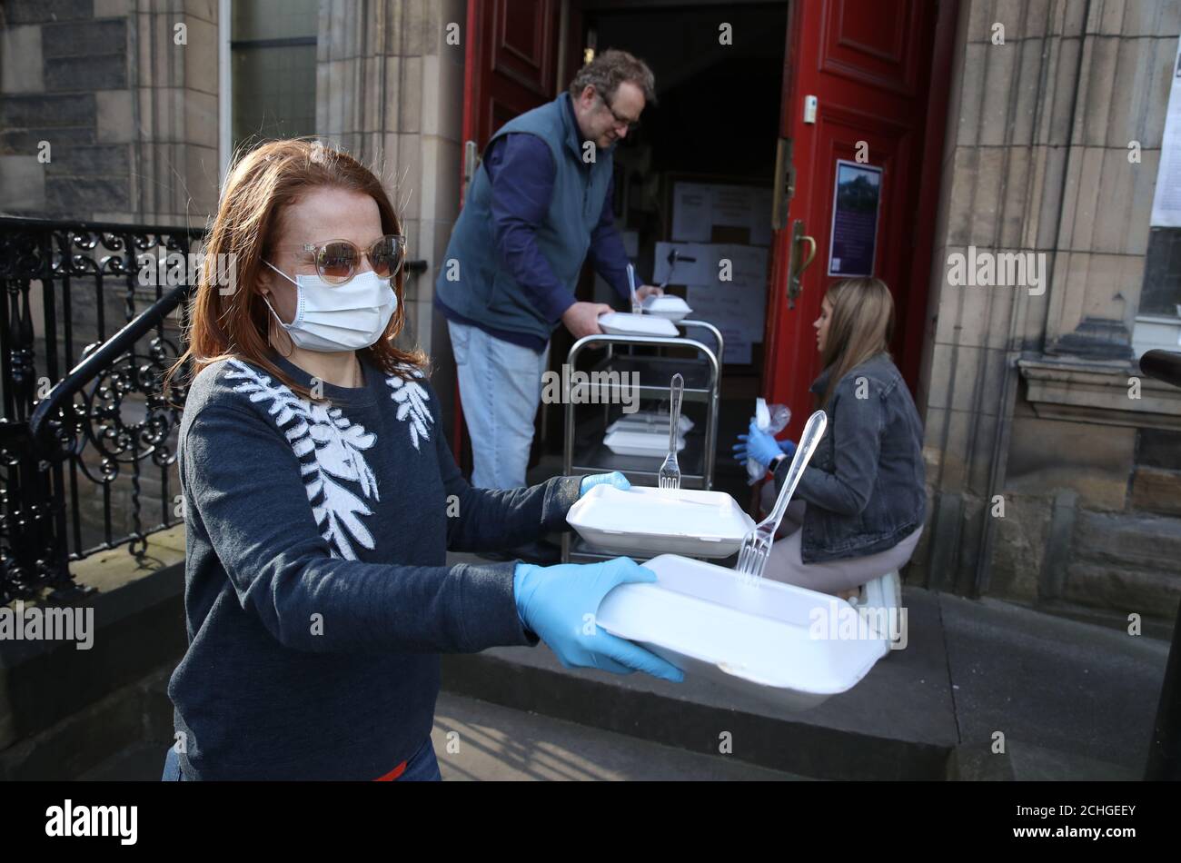 Homeless alongside rev peter sutton hi-res stock photography and images ...