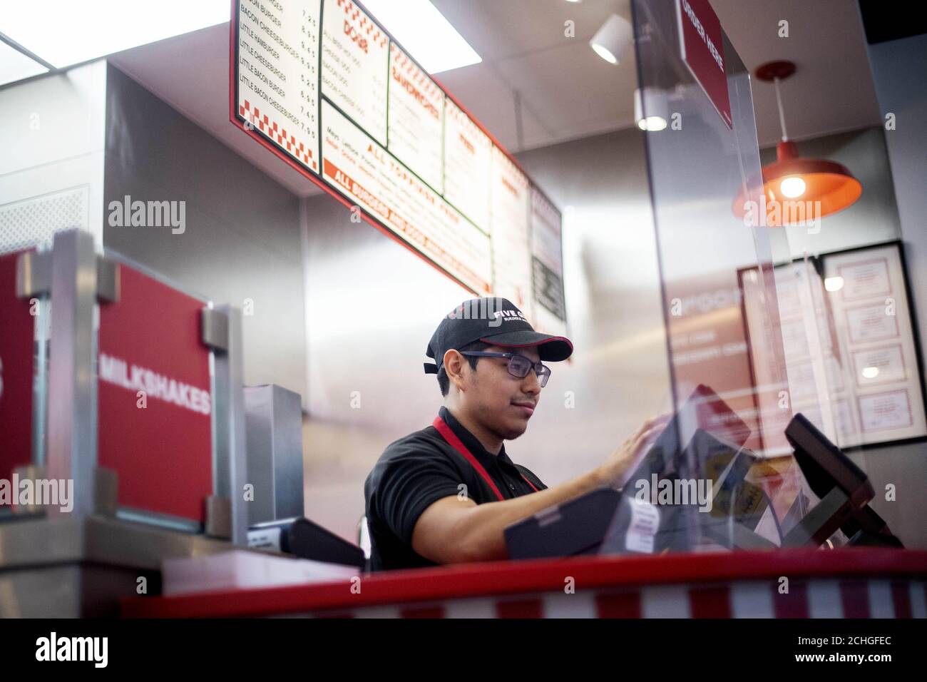 Five guys worker hi-res stock photography and images - Alamy