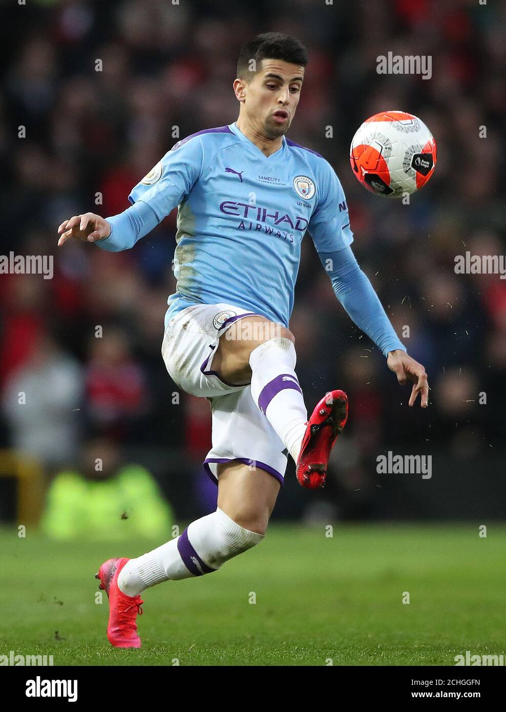 Manchester City's Joao Cancelo during the Premier League match at Old ...