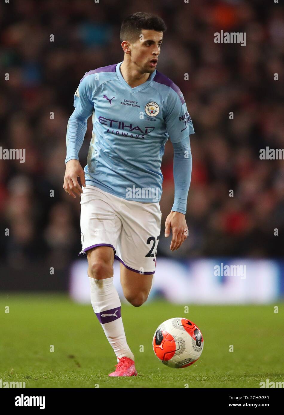 Manchester City's Joao Cancelo during the Premier League match at Old ...