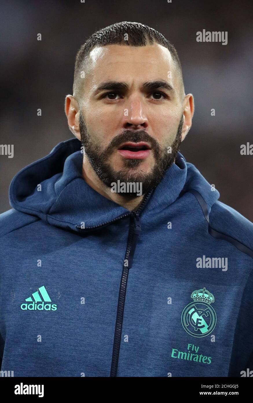 Real Madrid's Karim Benzema during the UEFA Champions League round of ...