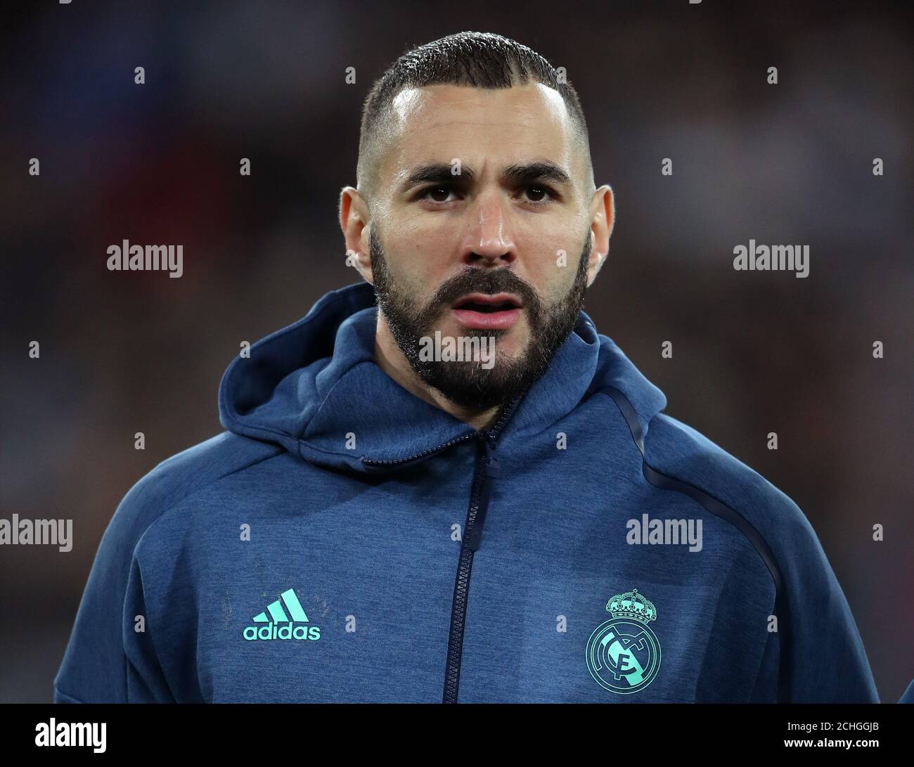 Real Madrid's Karim Benzema during the UEFA Champions League round of ...