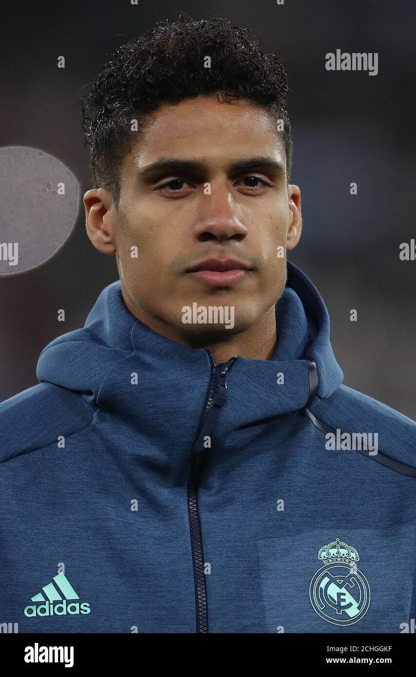 Real Madrid's Raphael Varane during the UEFA Champions League round of ...