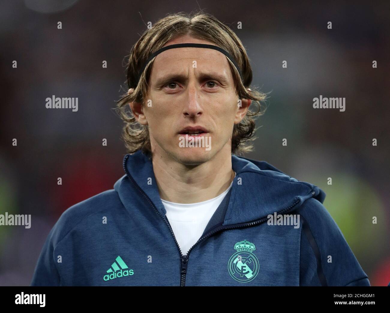 Real Madrid's Luka Modric during the UEFA Champions League round of 16 ...