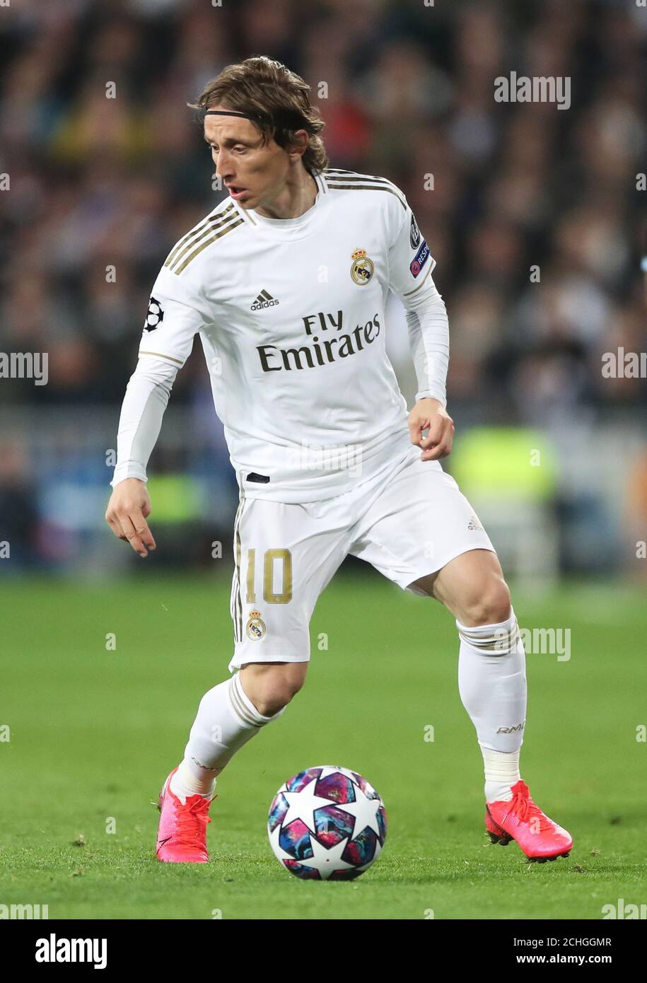 Real Madrid's Luka Modric during the UEFA Champions League round of 16 ...