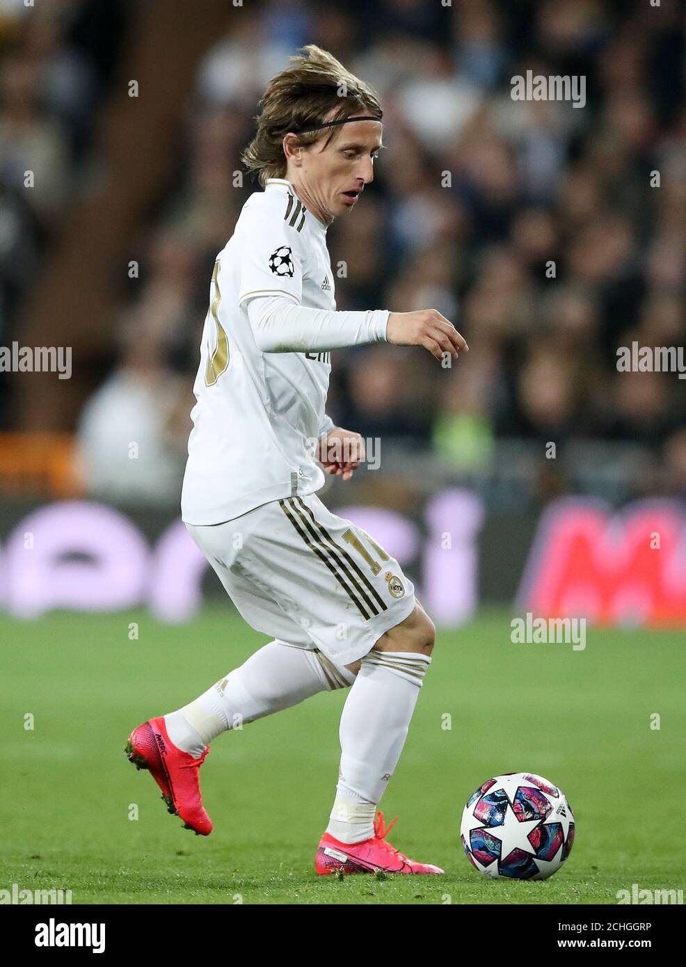 Real Madrid's Luka Modric during the UEFA Champions League round of 16 ...