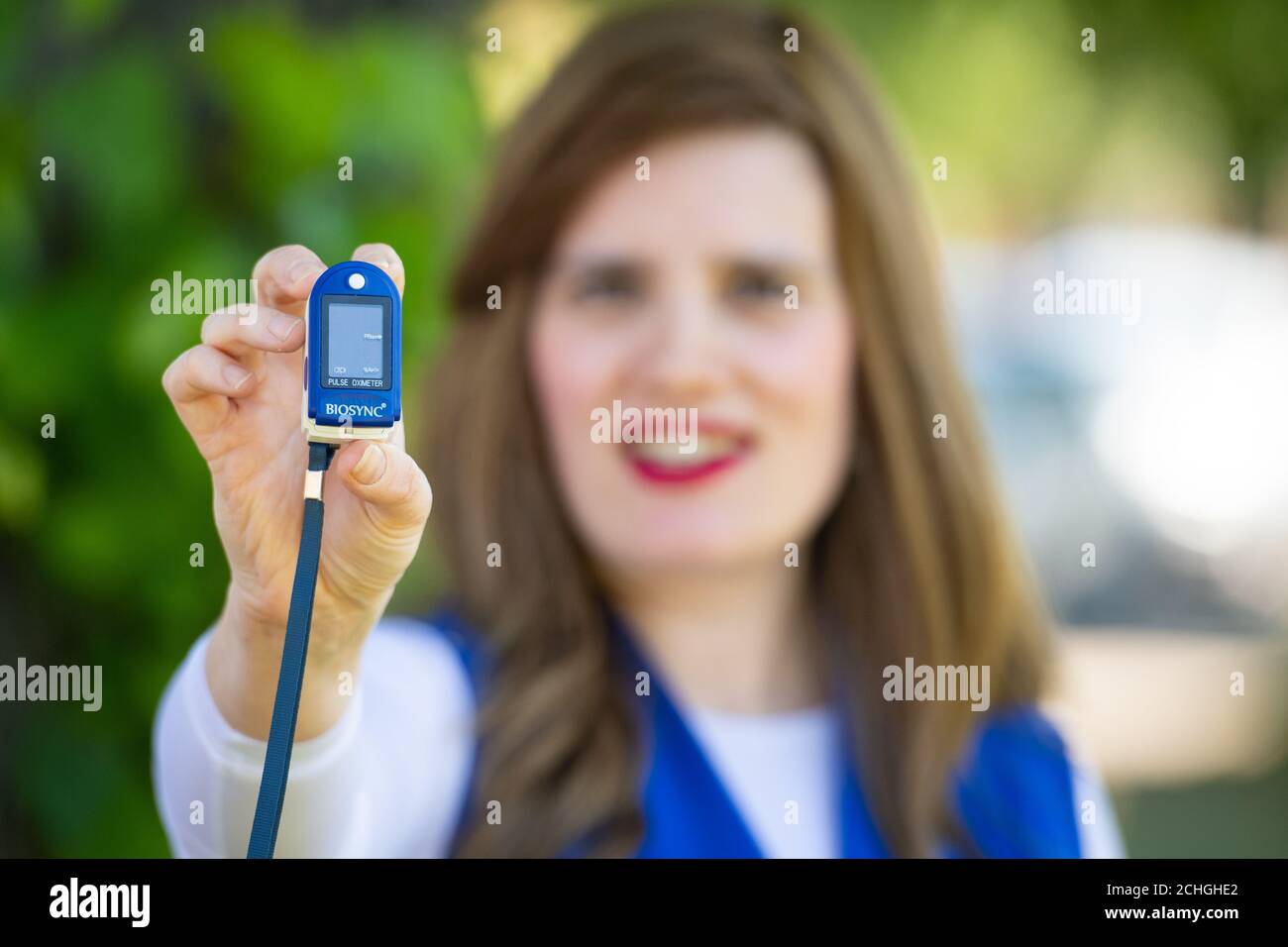 Vital oxygen saturation probes hi-res stock photography and images - Alamy