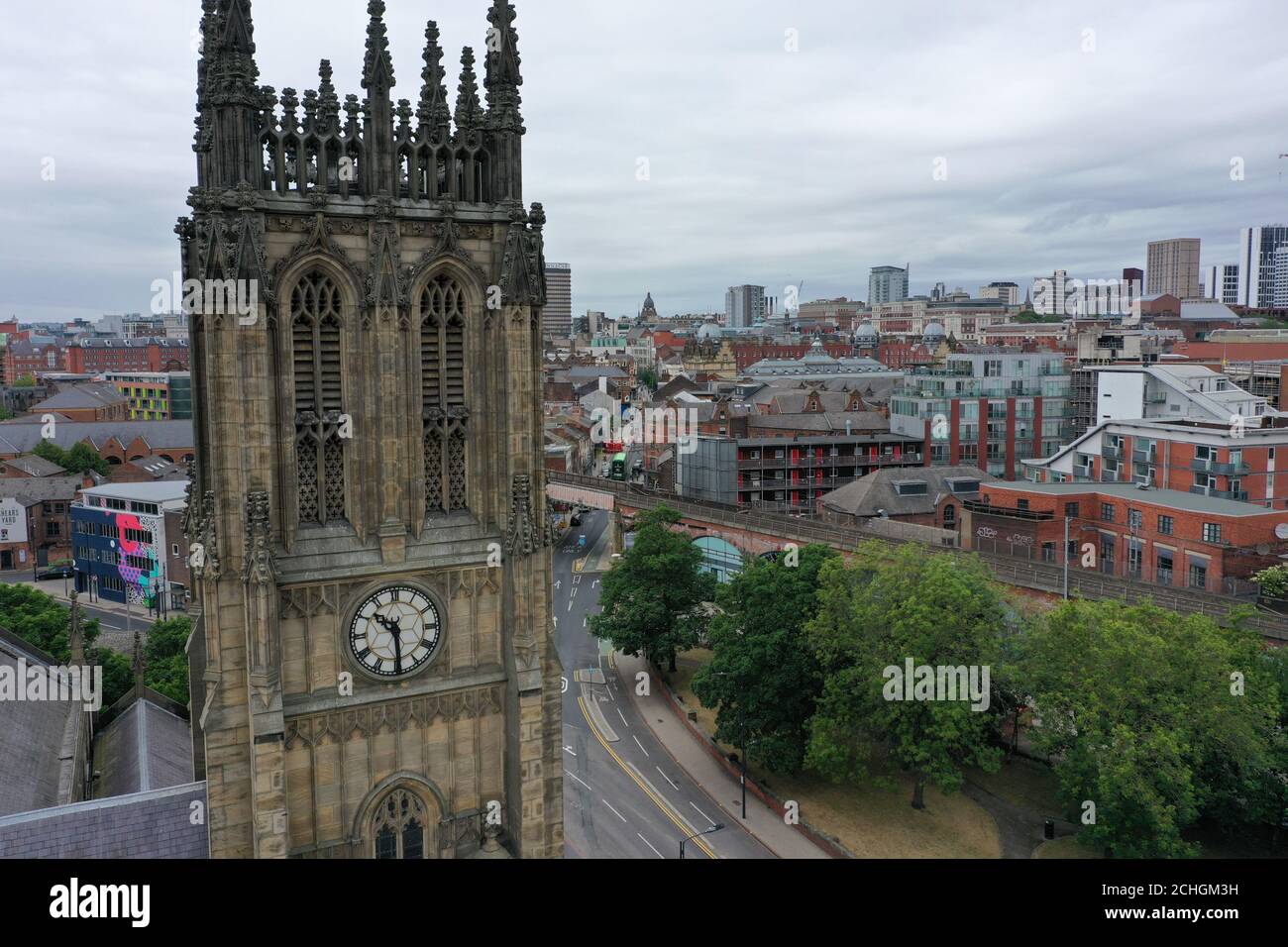 An aerial view of leeds minster hi-res stock photography and images - Alamy