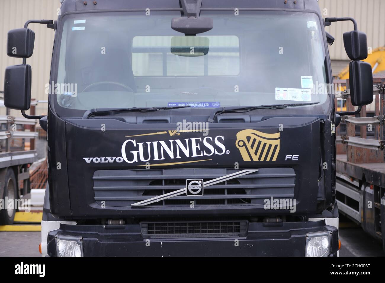 Embargoed to 0001 Wednesday June 24 A Guinness delivery truck at the St ...