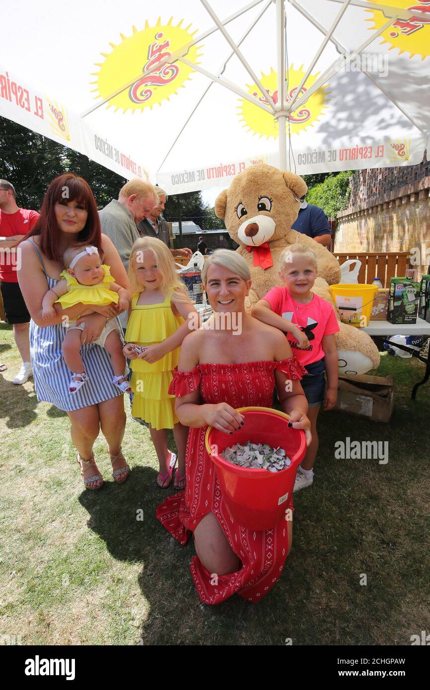 Balgrath Hotel, Ayr, Ayrshire, Scotland, UK, 09 July 2018 . A family ...