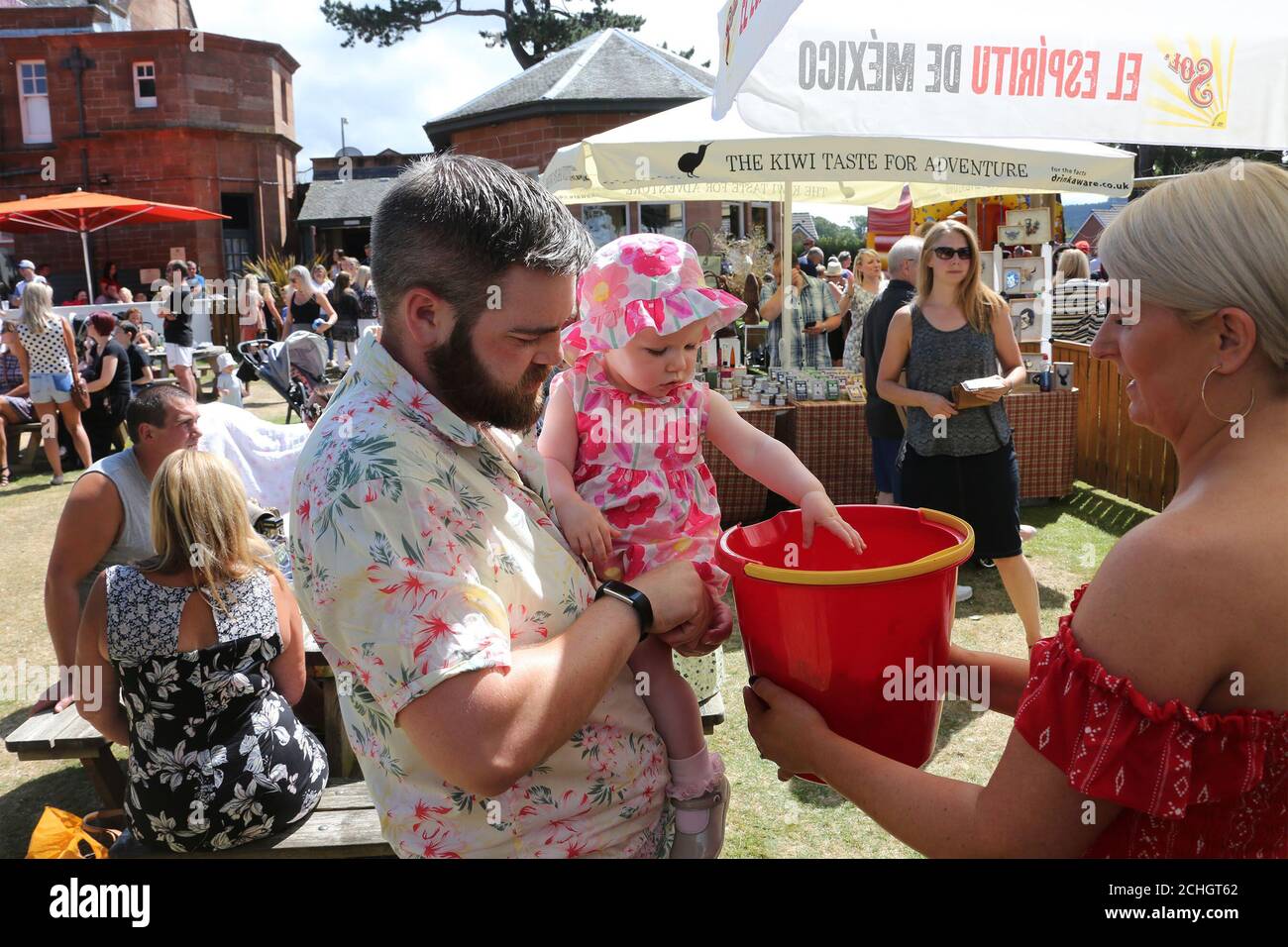 Balgrath Hotel, Ayr, Ayrshire, Scotland, UK, 09 July 2018 . A family ...