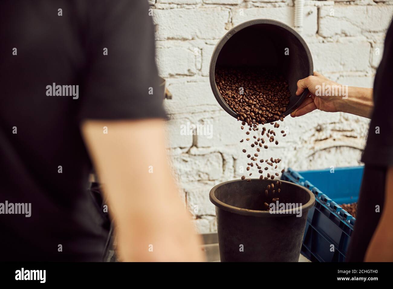 Bucket of coffee bean hi-res stock photography and images - Alamy
