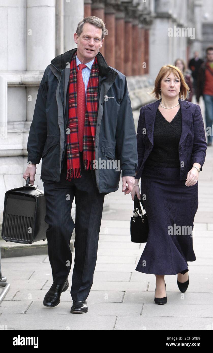 Pathologist Dr Richard Shepherd Arrives At The High Court To Give