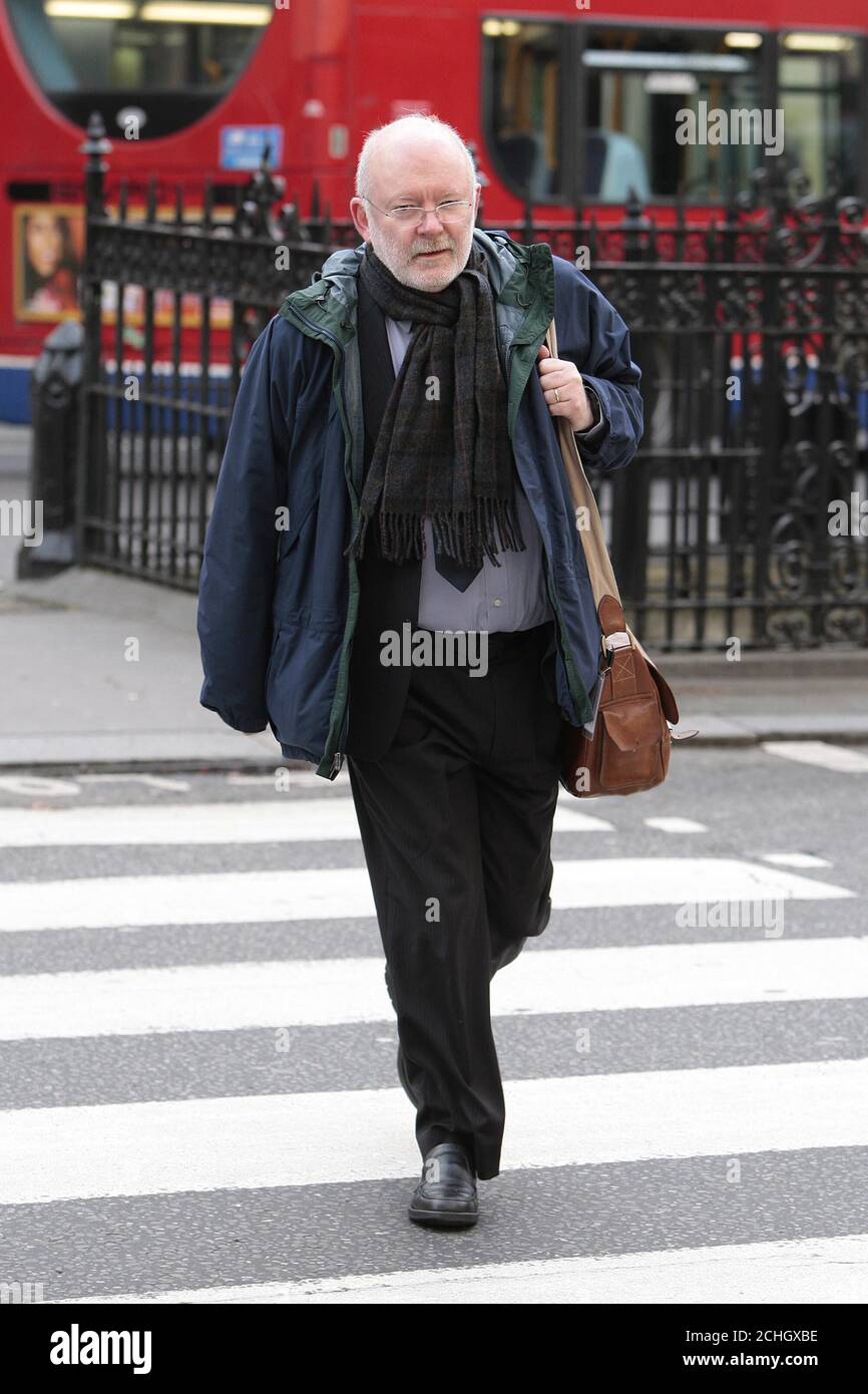 Professor Robert Forrest, a leading British toxicology expert, arrives ...