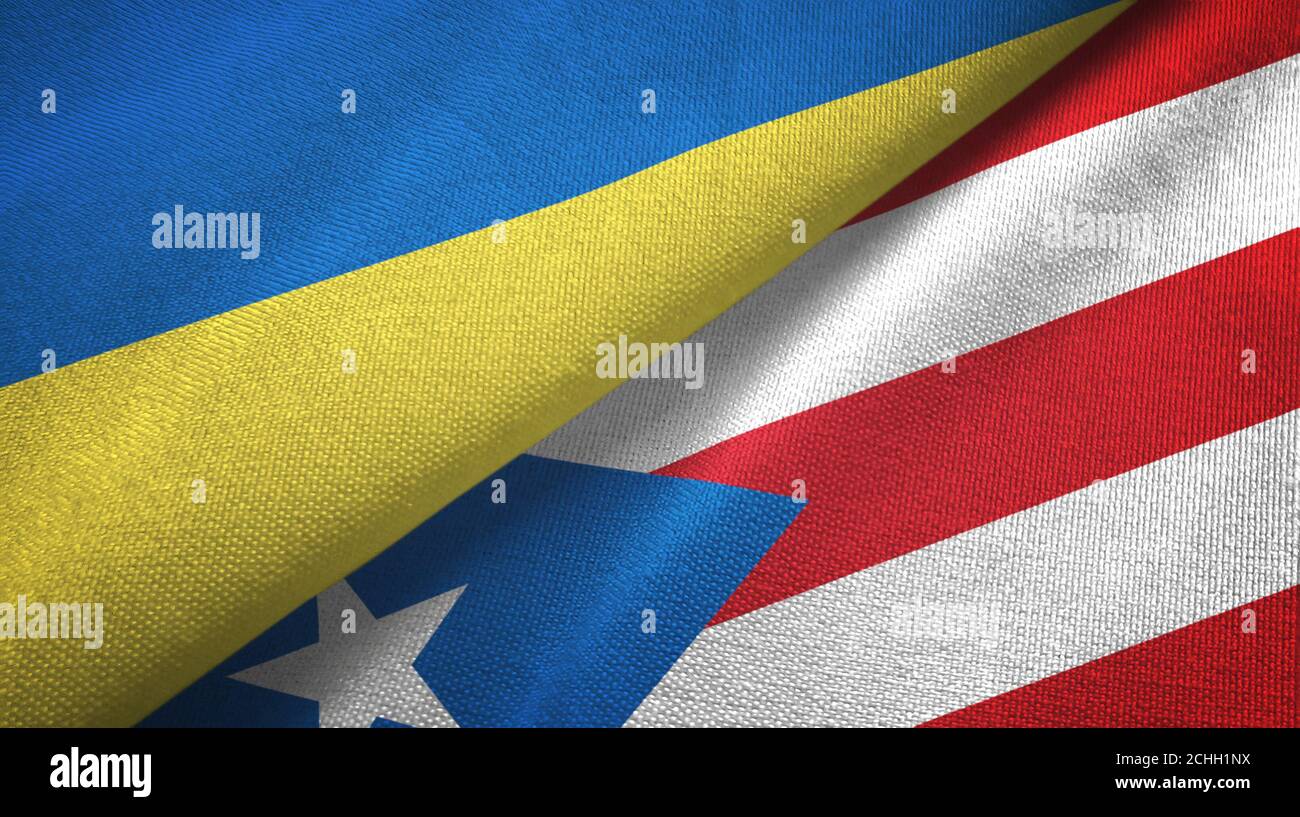 Puerto rico ukraine flag hi-res stock photography and images - Alamy