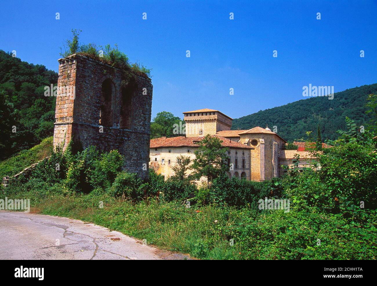 Ruins. Quejana, Alava province, Basque Country, Spain Stock Photo - Alamy
