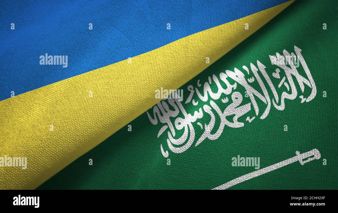Saudi arabia ukraine flag hi-res stock photography and images - Alamy