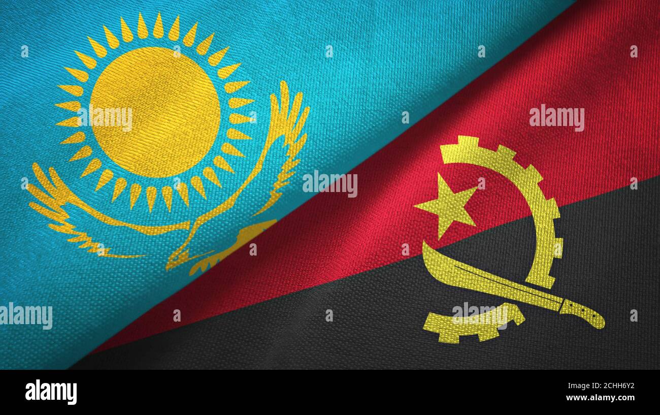 Angola kazakhstan flag hi-res stock photography and images - Alamy
