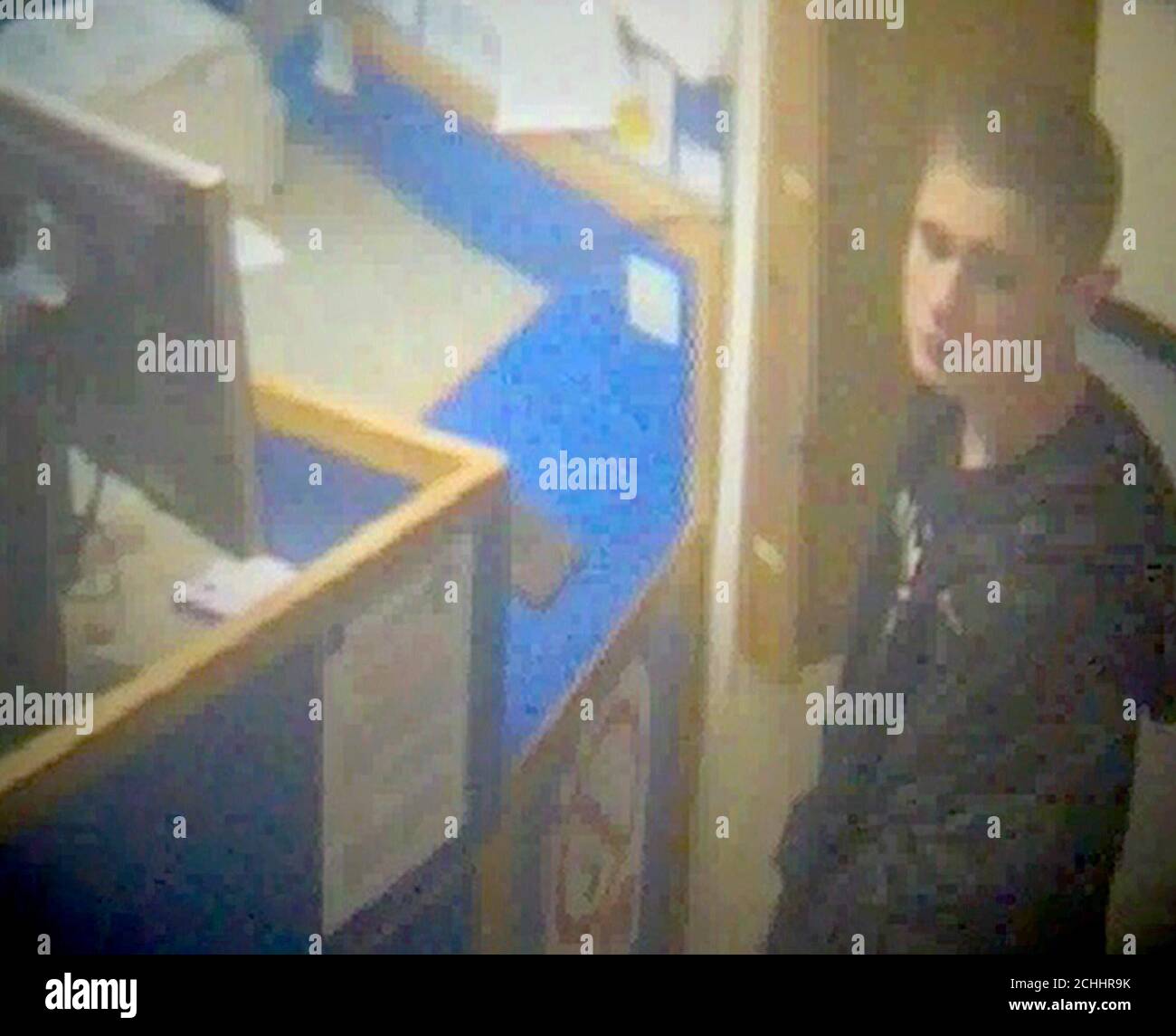 Merseyside Police CCTV still of Sean Mercer in custody Stock Photo - Alamy