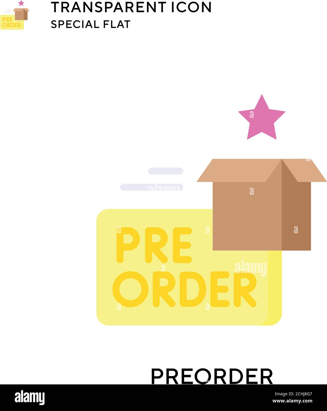 Pre order now Stock Vector Images - Alamy