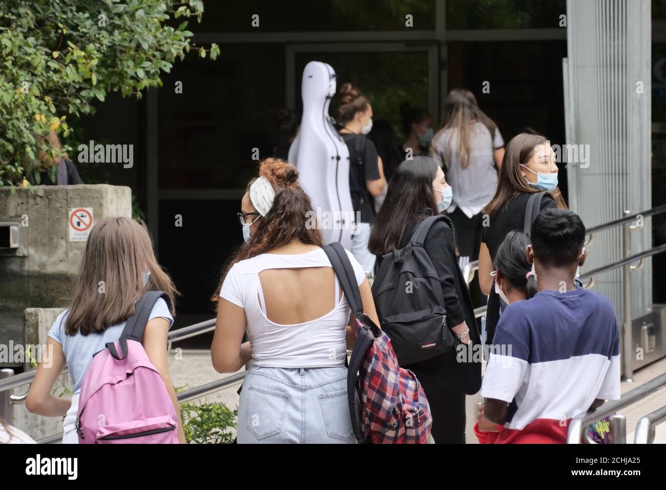 Bergamo, 14 september 2020: After more than 6 months, schools in Italy ...