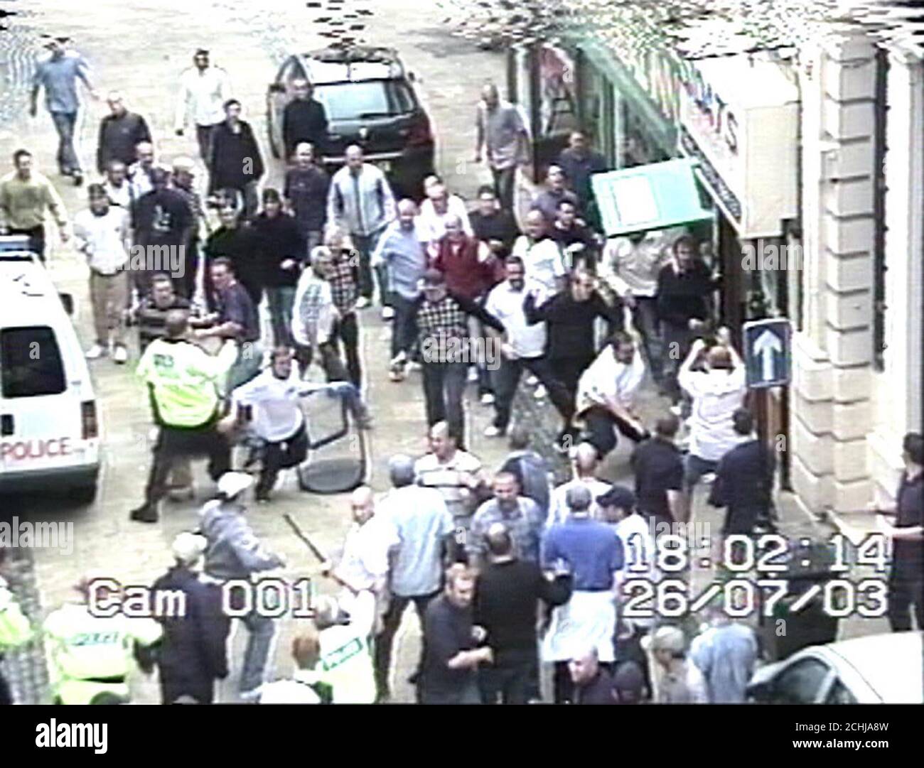 CCTV footage, released by West Yorkshire Police, of Bradford City and ...