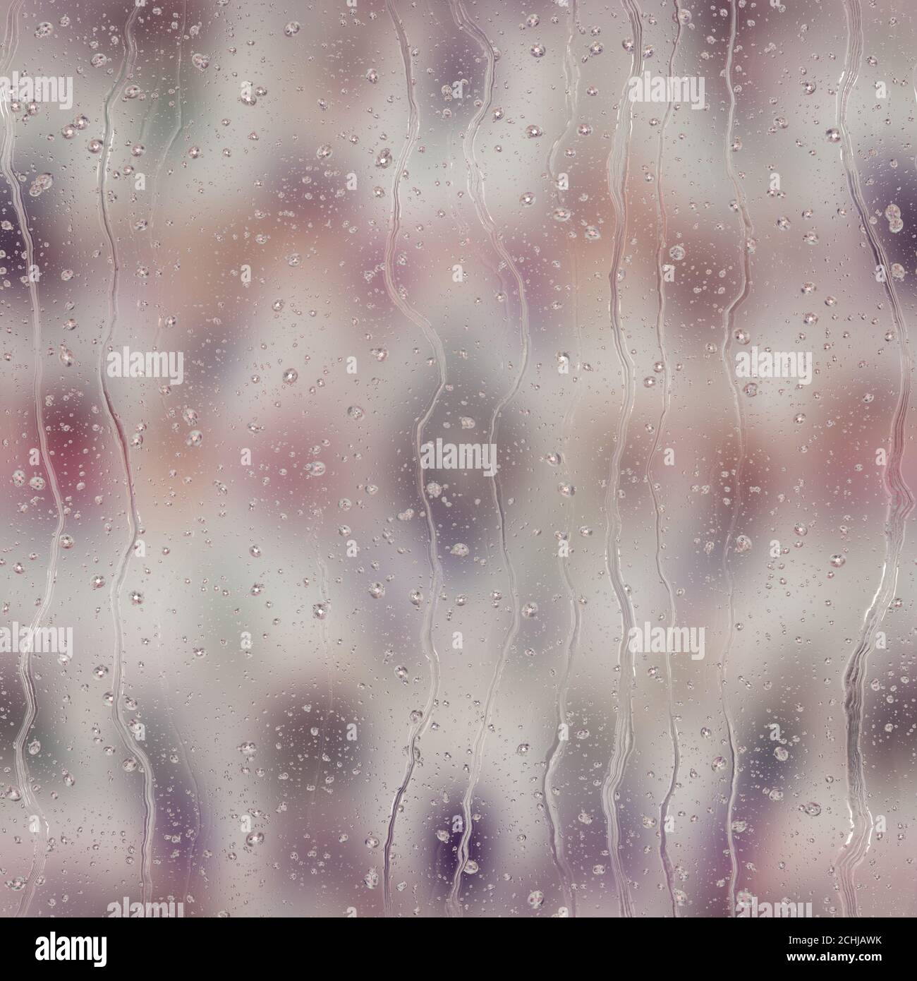 Seamless rain drop water repeat pattern on blur Stock Photo - Alamy