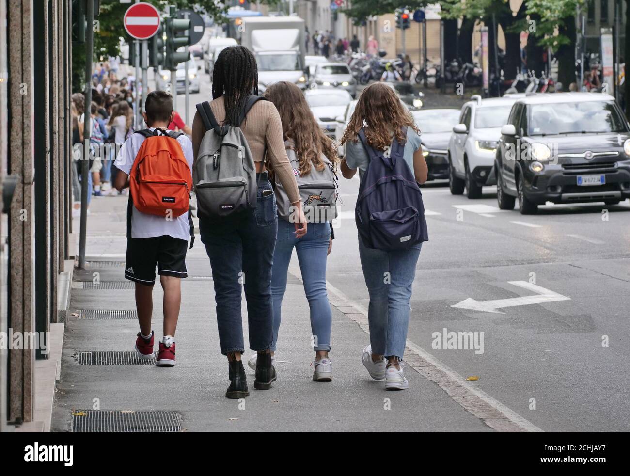 Bergamo, 14 september 2020: After more than 6 months, schools in Italy ...