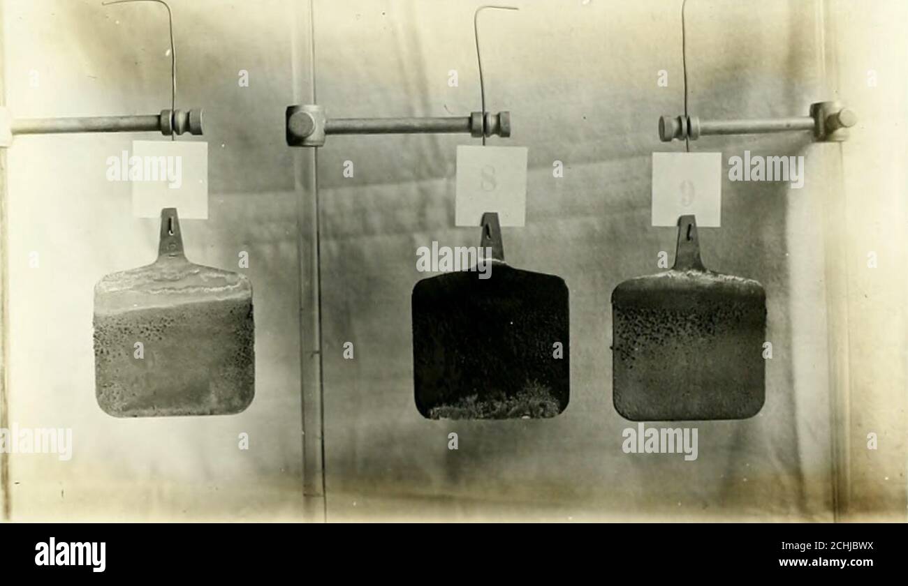 . An attempt to refine copper through a cuprous electrolyte Stock Photo ...