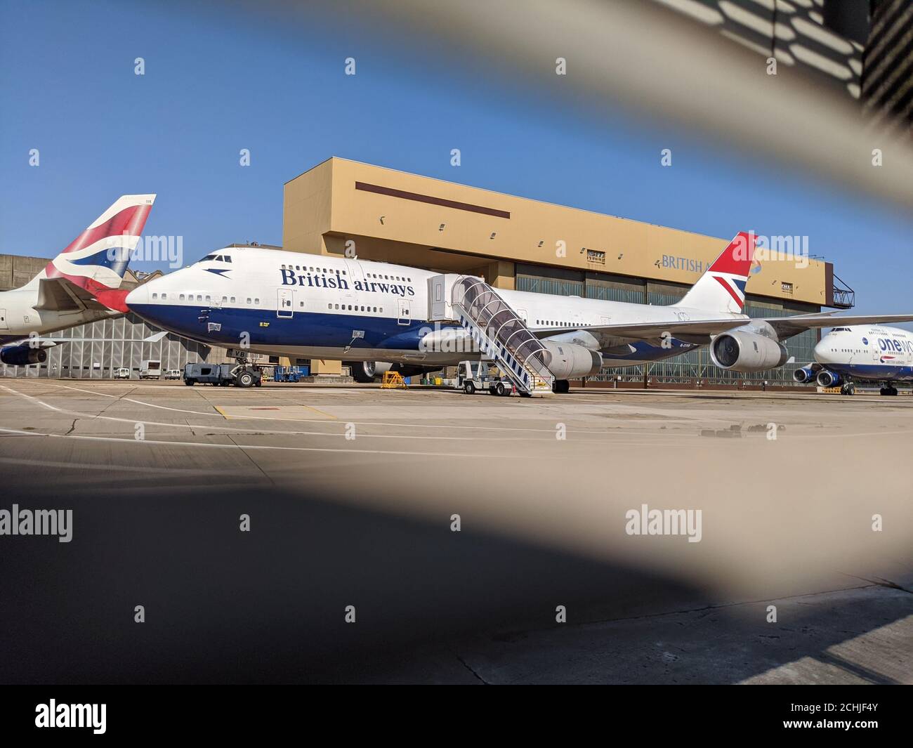 The Last 4 British Airways Boeing 747's awaiting transfer to the scrap ...