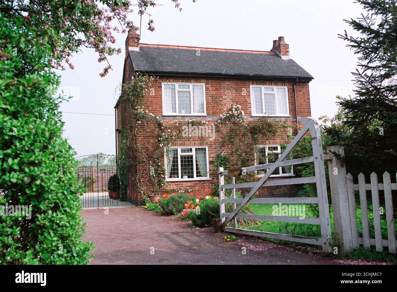 The home of Debbie Buxton in the village of Hatton in Derbyshire. Mrs ...