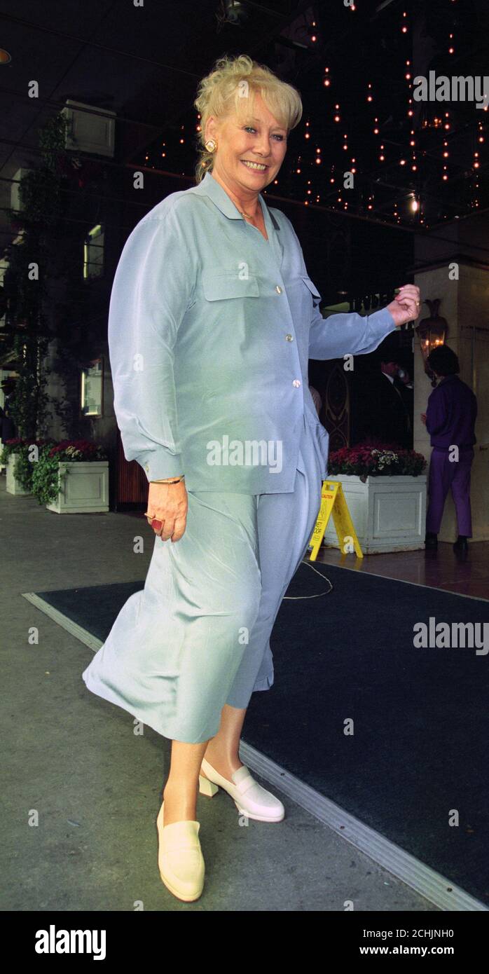 Liz Dawn, who plays Vera Duckworth in ITV's soap opera, Coronation ...