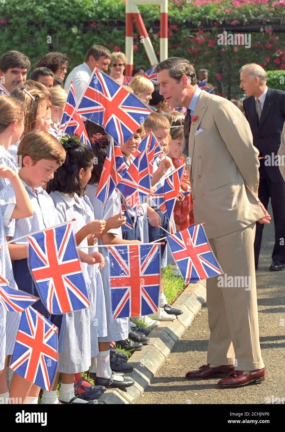 Prince of wales waving hi-res stock photography and images - Alamy