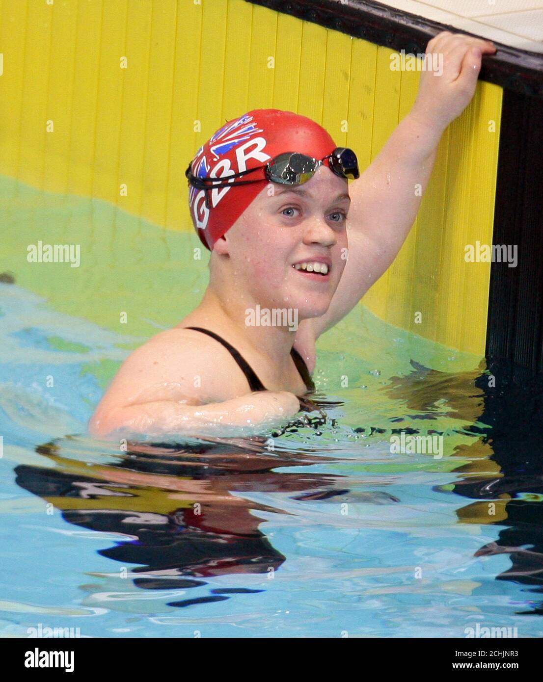 Great Britain's Eleanor Simmonds competing in the 50M Butterfly during ...