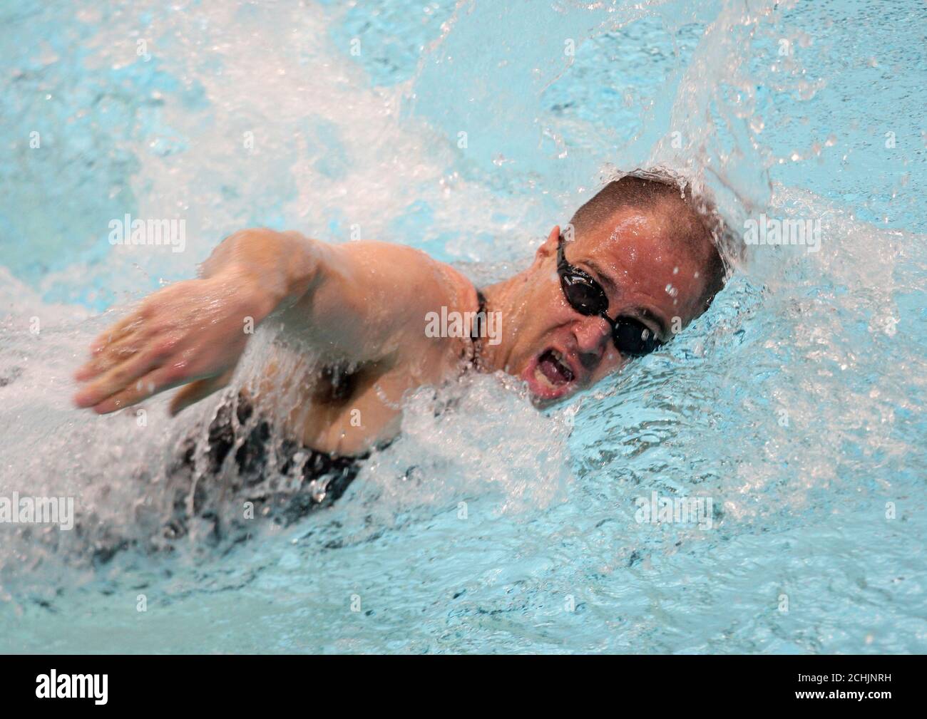 Great Britain's David Roberts competing in the Men's 50M Freestyle ...