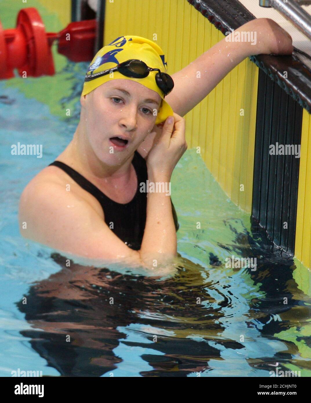Australia's Ellie Cole after competing in the Women's 50M Freestyle ...