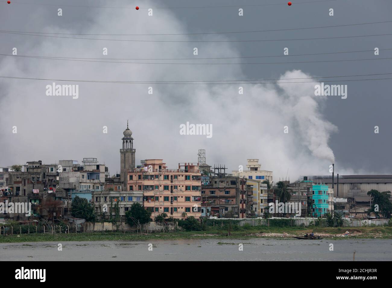 Dhaka, Bangladesh - September 09, 2020: The level of Industrial Smoke ...