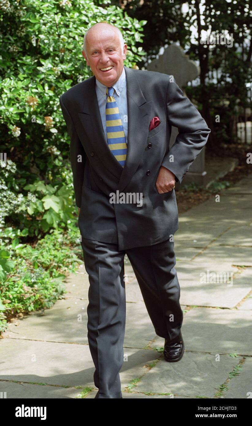 Comedy actor Richard Wilson arrives at the Parish church of St John-At ...