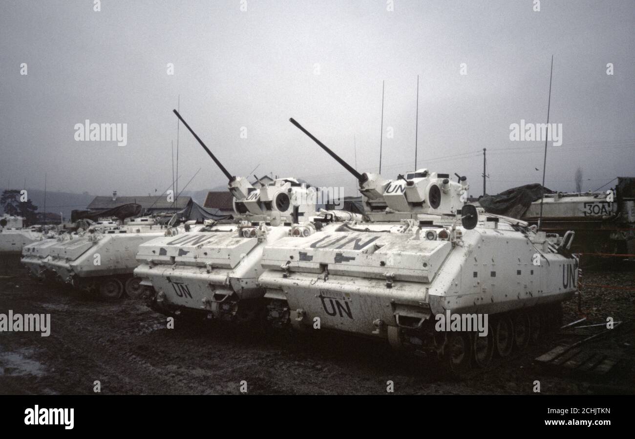 4th March 1994 During the war in Bosnia: early in the morning, Belgian ...