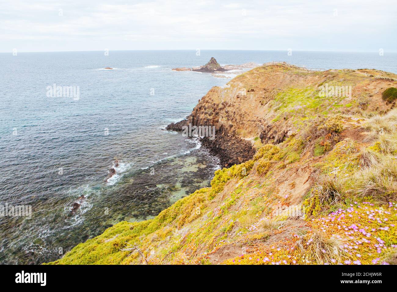 Pyramid Rock Landscape at Philip Island Stock Photo - Alamy