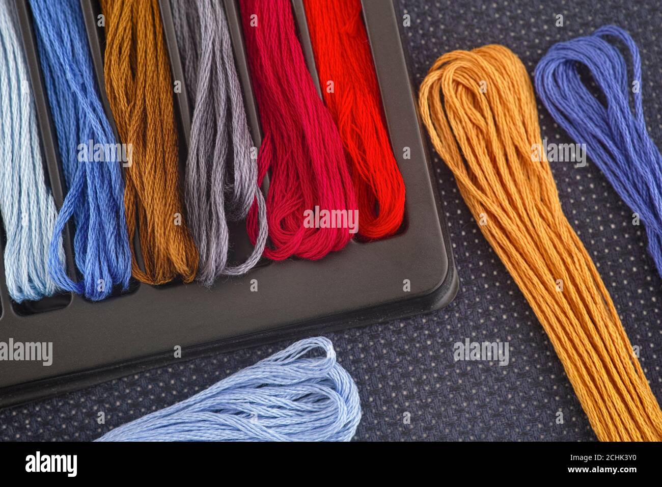 Black cotton embroidery hi-res stock photography and images - Alamy