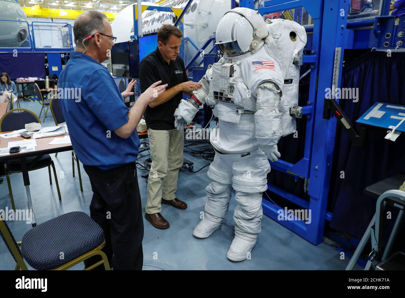 Boeing space suit hi-res stock photography and images - Alamy